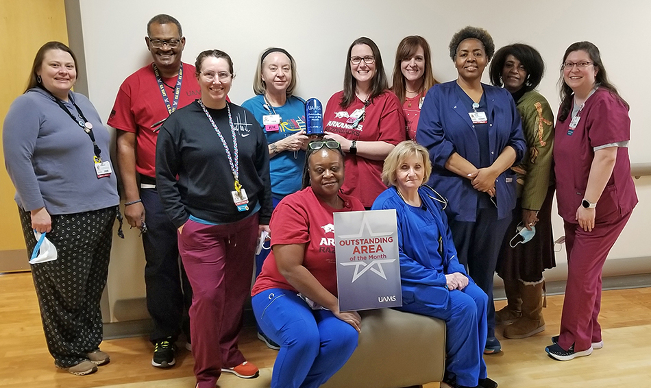 Outstanding Area of the Month for January, 2023 | UAMS Health