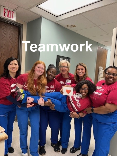 Nurses Week One Word Group Photo | UAMS Health